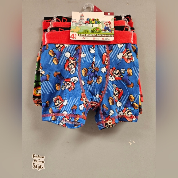 Accessories | Boy Super Mario 4pk Boxer Brief S | Poshmark